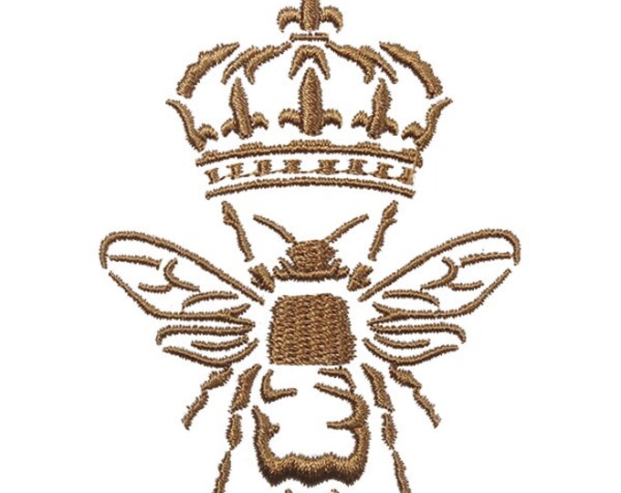 Queen Bee Embroidery Design - Instant Download - Etsy