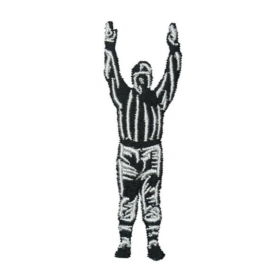 Football Referee Embroidery Design Instant Download | Etsy