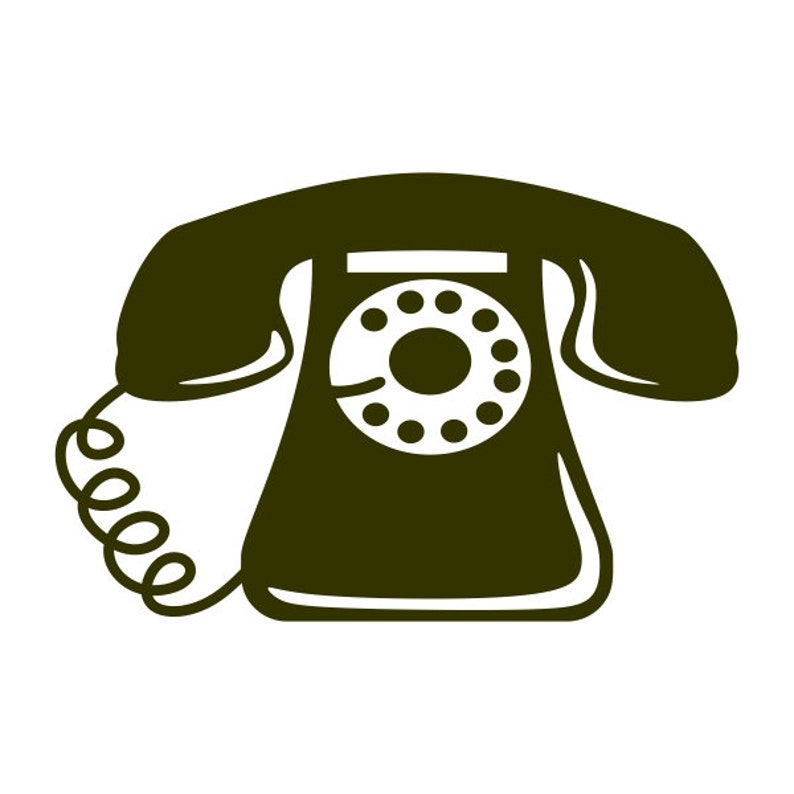 Retro Phone Cuttable Design PNG DXF SVG & Eps File for - Etsy