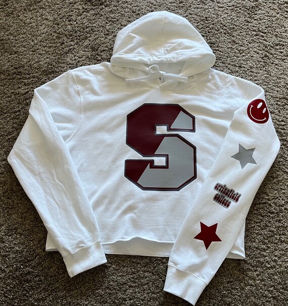 FREE SHIPPING Springfield College Cropped Hoodie - Etsy