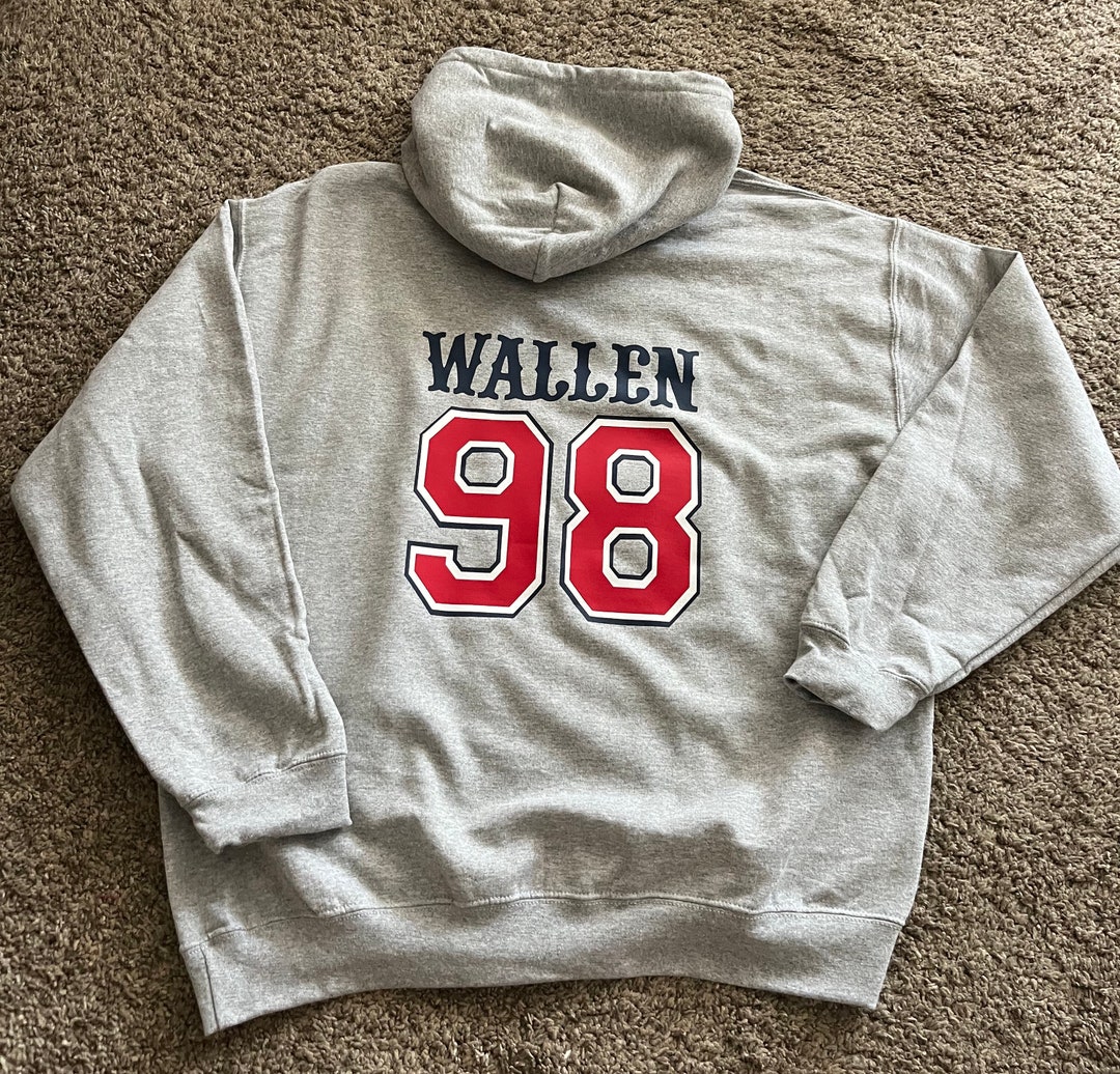 Morgan Wallen 98 Braves Hoodie FREE SHIPPING - Etsy