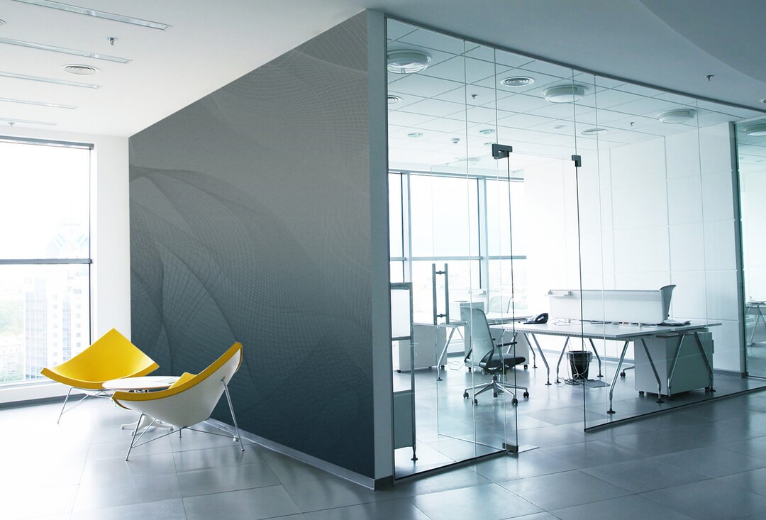 Abstract Wallpaper, Blue Abstract Mural, Blue Peel and Stick Mural ...