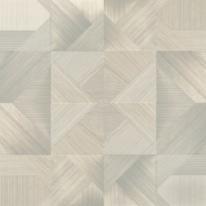 Geometric Wood Texture Wallpaper | 3D Panel Effect Mural | Easy Install ...