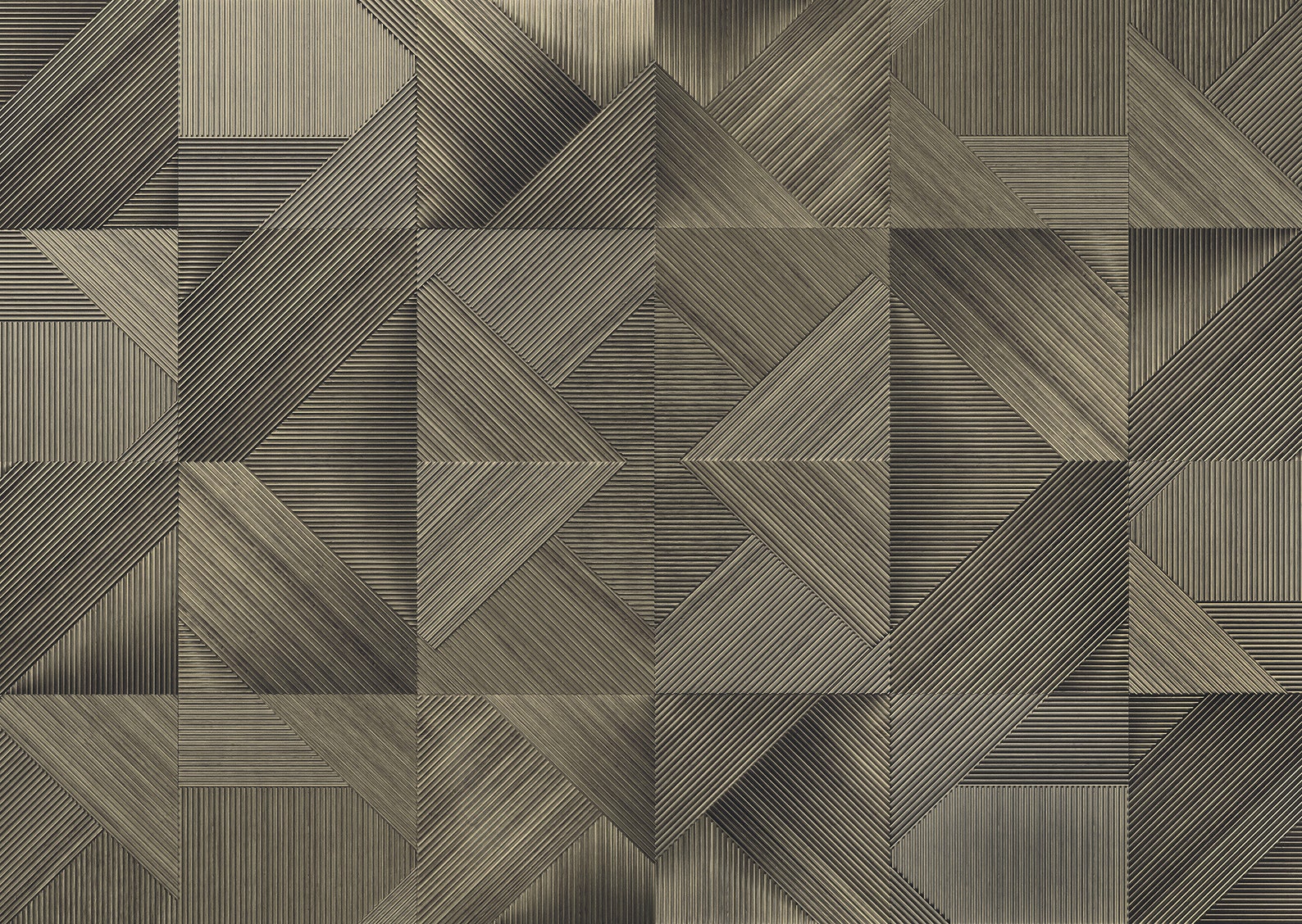 Grey Brown Wood Panel Wallpaper I 3D Effect Wood Panel Mural I ...