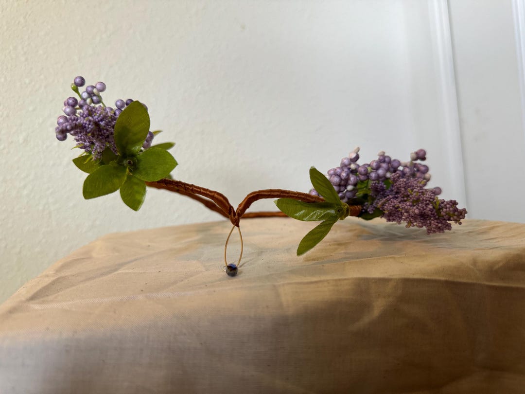 Spring Court Dionysus Fae Fairy Faerie Fantasy Elf Tiara Crown Gem ...
