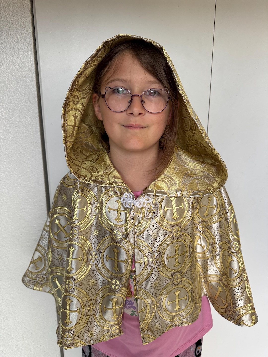 Sanctum Aurelia Handmade Hooded Capelette: Adult/child Cleric Acolyte ...