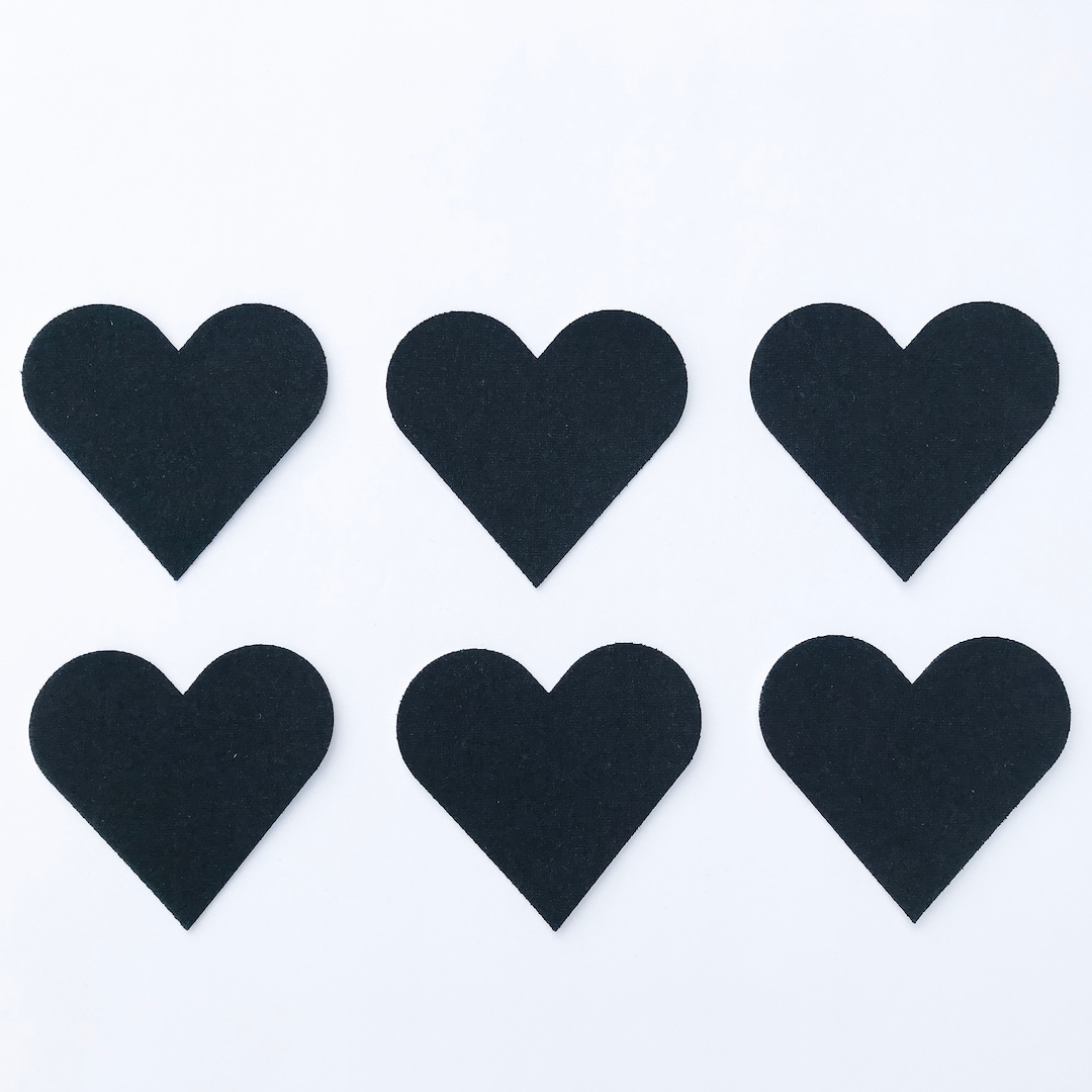 Heart Knee Patches - 6 Pack - Etsy