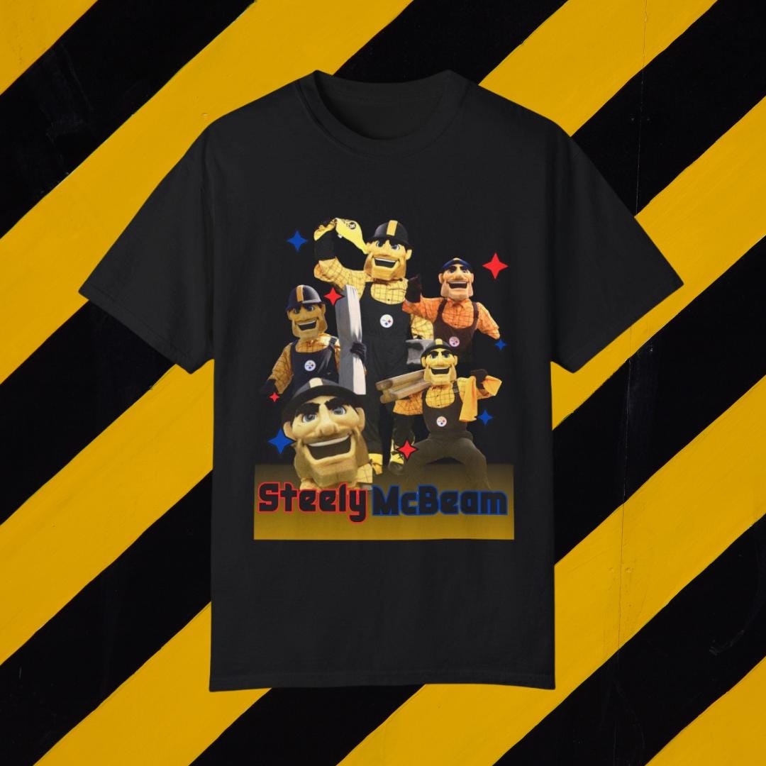 Steely Mcbeam Steelers T-shirt - Pittsburgh Steelers - Etsy