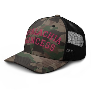 Appalachia Princess Camouflage Trucker Hat Pink Pony Edition Chappell Roan Midwest Princess - Etsy