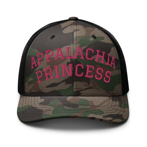 Appalachia Princess Camouflage Trucker Hat Pink Pony Edition Chappell Roan Midwest Princess - Etsy
