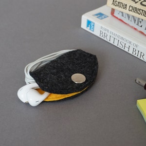 Felt Cable Tie Wrap, Dark Grey Cable Holder, Anthracite Cable Holder ...