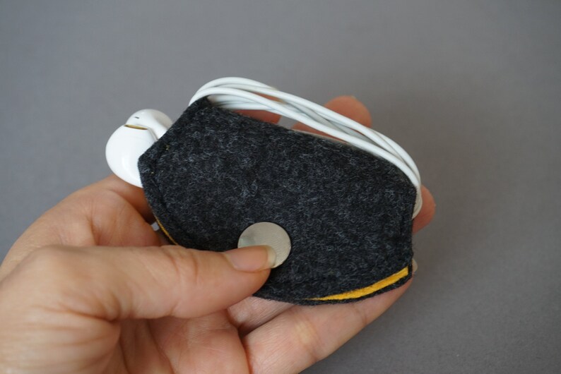 Felt Cable Tie Wrap, Dark Grey Cable Holder, Anthracite Cable Holder ...