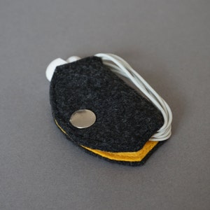 Felt Cable Tie Wrap, Dark Grey Cable Holder, Anthracite Cable Holder ...