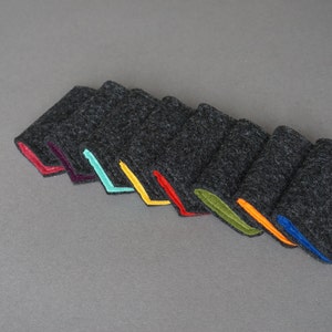 Felt Cable Tie Wrap, Dark Grey Cable Holder, Anthracite Cable Holder ...