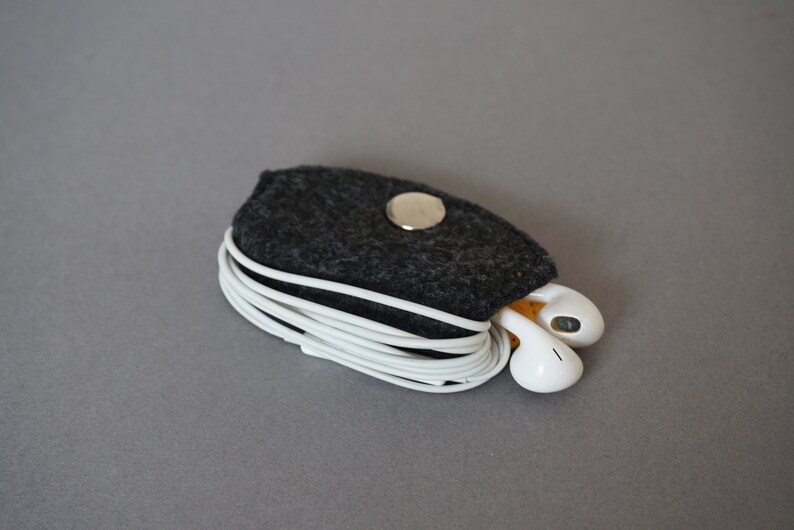 Felt Cable Tie Wrap, Dark Grey Cable Holder, Anthracite Cable Holder ...