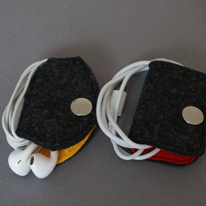 Felt Cable Tie Wrap, Dark Grey Cable Holder, Anthracite Cable Holder ...