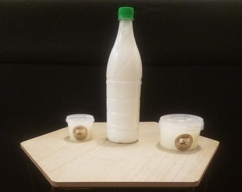 1L Huile de coco vierge pressé à froid, non raffiné, pure, brute-Côte d ...