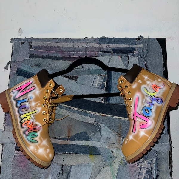 Custom Timberland - Etsy