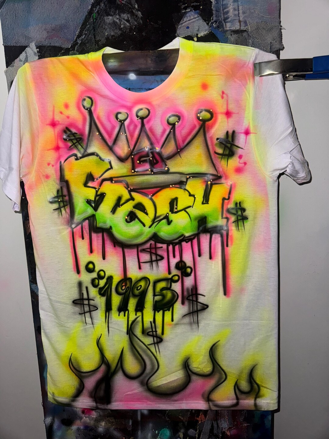Fresh Prince Custom Airbrush Shirt Made in Nyc by Amar Bennett - Etsy