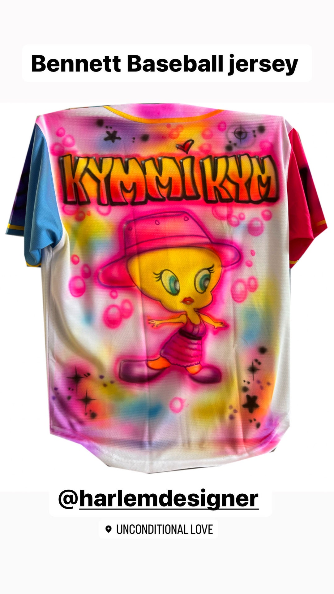 Airbrush Denim Baby Mama Coochie Shorts - Etsy