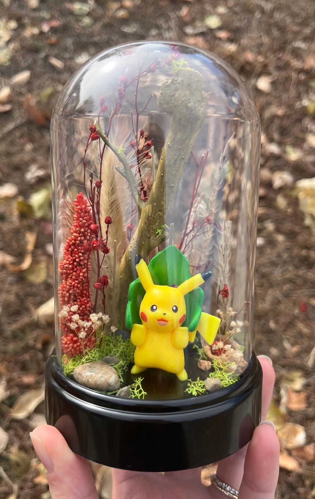 Pikachu Enchanted Terrarium Leaf - Etsy