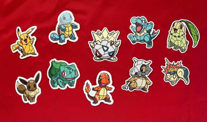 Bulbasaur Stained Glass Sticker - Etsy