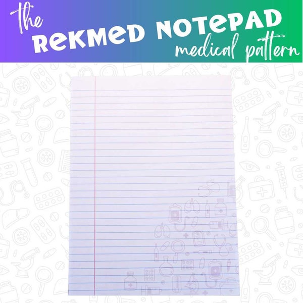 Medical Notepad - Etsy