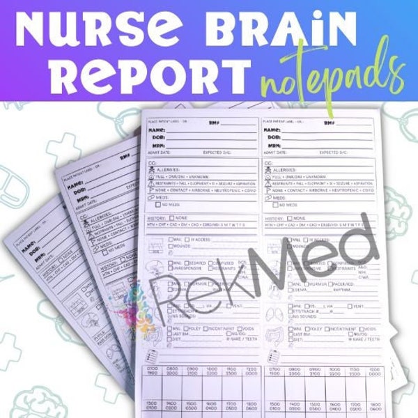 Nurse Brain - Etsy