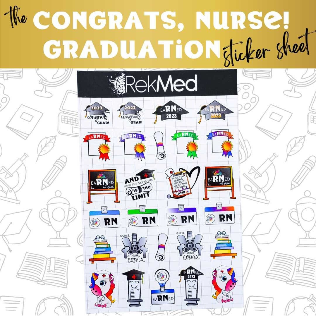 Graduation Sticker Sheet - Etsy