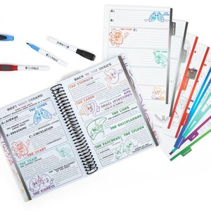 Student Review Book With Dry Erase Dividers + Rekplay Student - Etsy