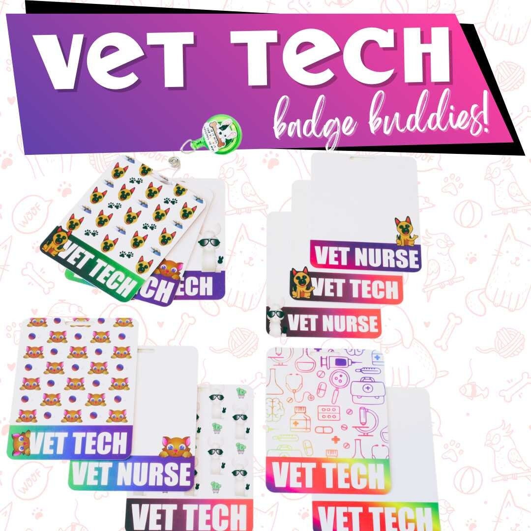 Vet Tech Badge Buddies - Etsy