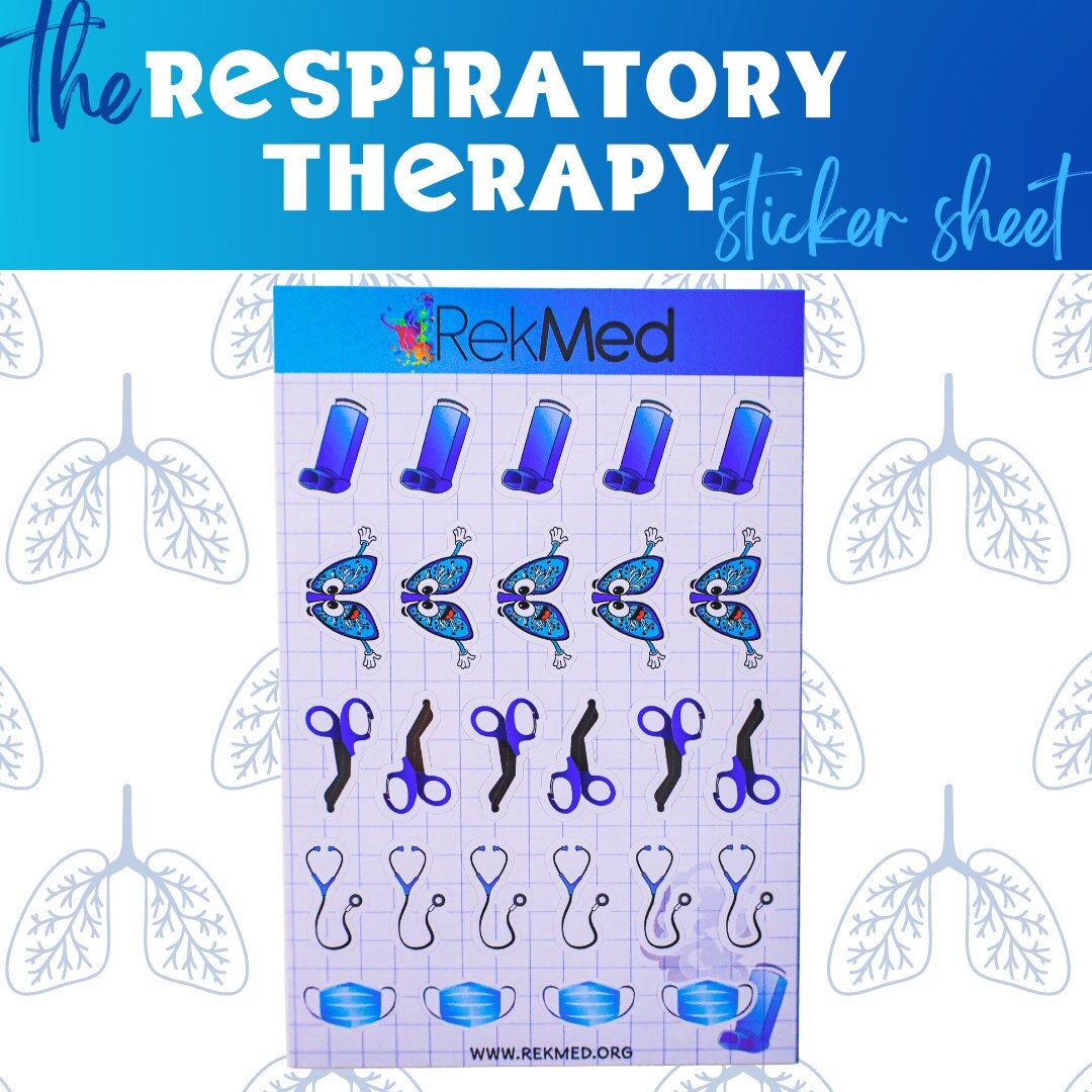 Respiratory Icon Sticker Sheet - Etsy