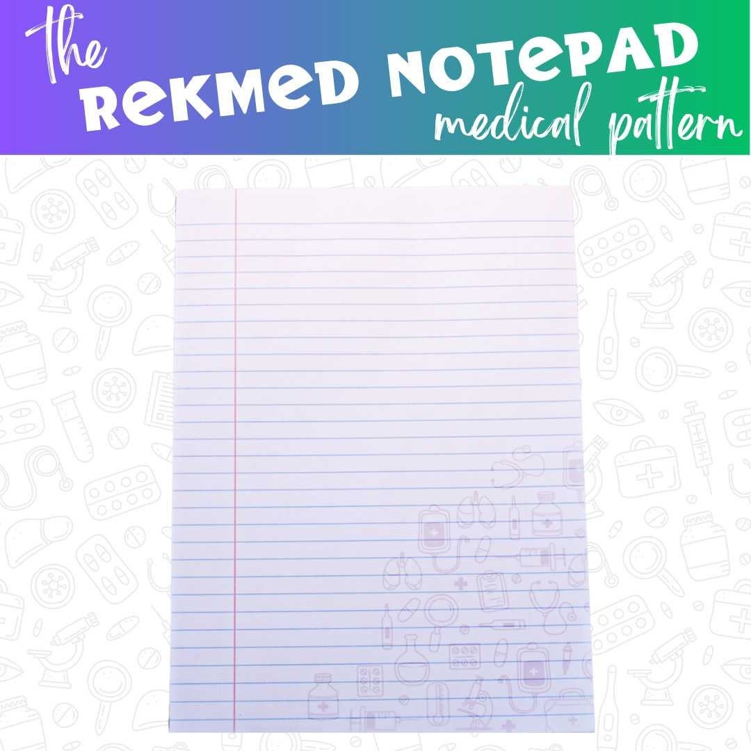 The Rekmed Medical Notepad - Etsy