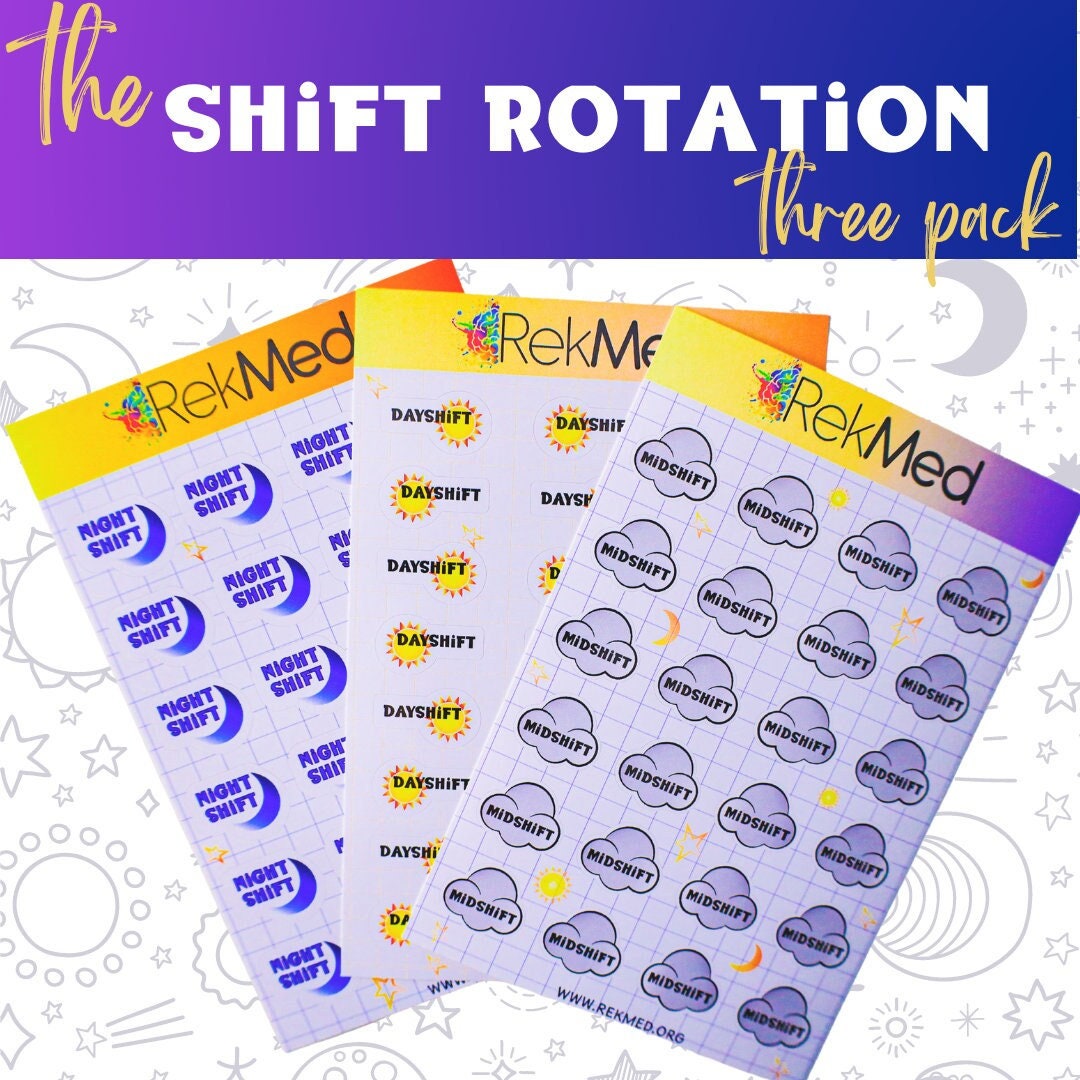 Shift Rotation 3 Pack - Etsy