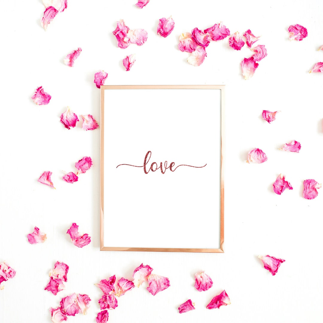 Love Printable Collection, Love Print, Love Valentine's Day Printable ...