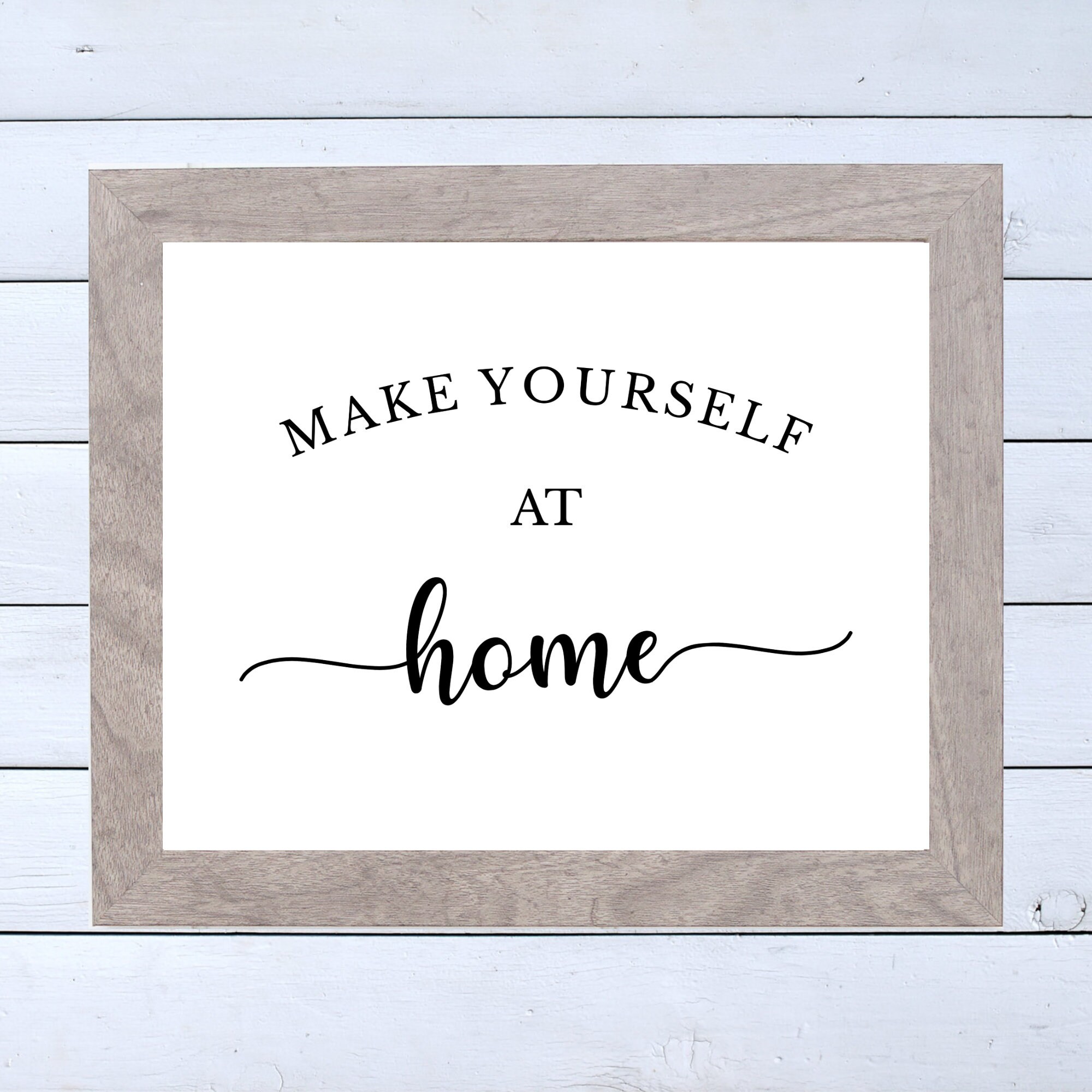 Make Yourself at Home Printable, Make Yourself at Home Sign, Guest Room ...