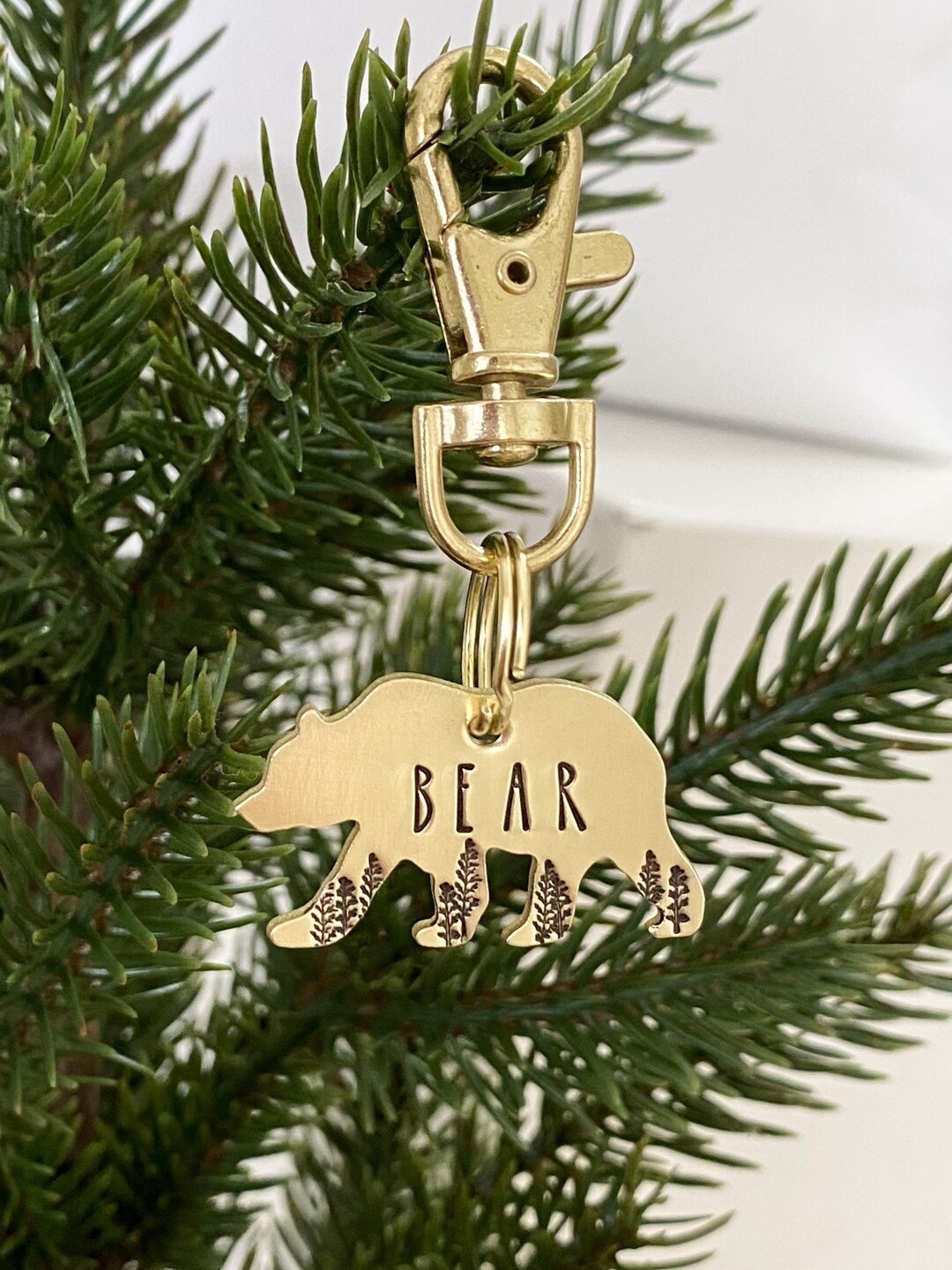 Bear Dog Tag, Pet ID Tag, Dog Tag for Dogs, Simple Dog Tag ...