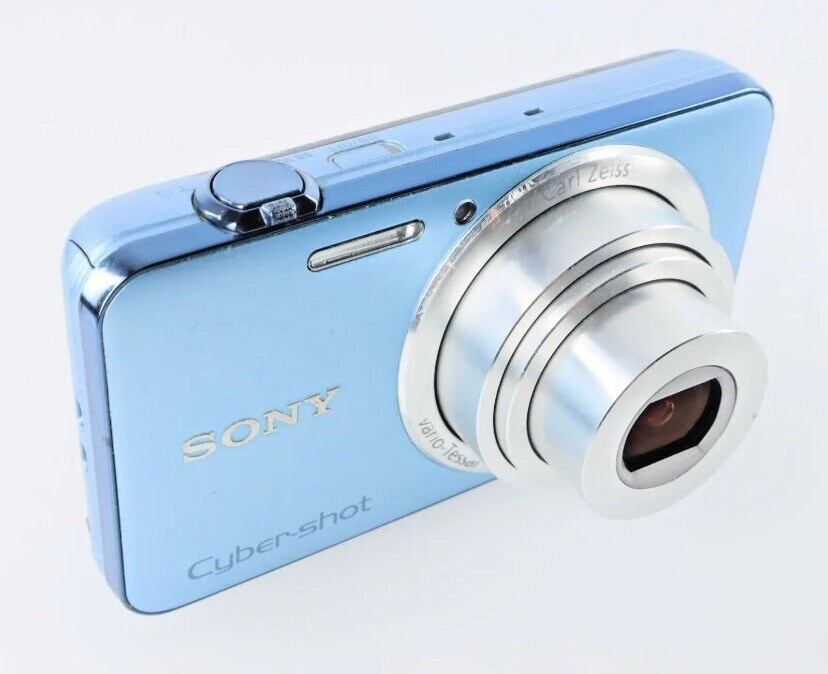 Sony Cybershot DSC WX50 5x Optical Zoom rare Blue Digital Camera 16.2 ...