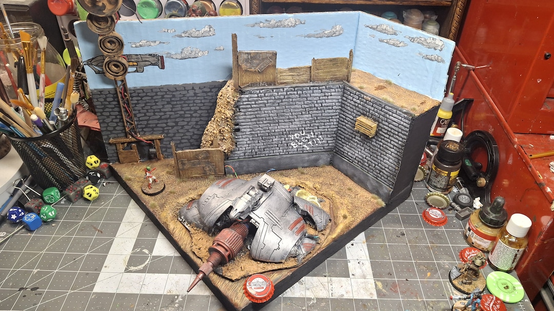 Fallout 4 - the Castle Diorama - Etsy