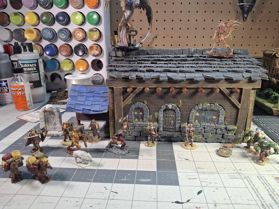 Miniature Tavern for Miniatures and Table Top Gaming. Modular and ...