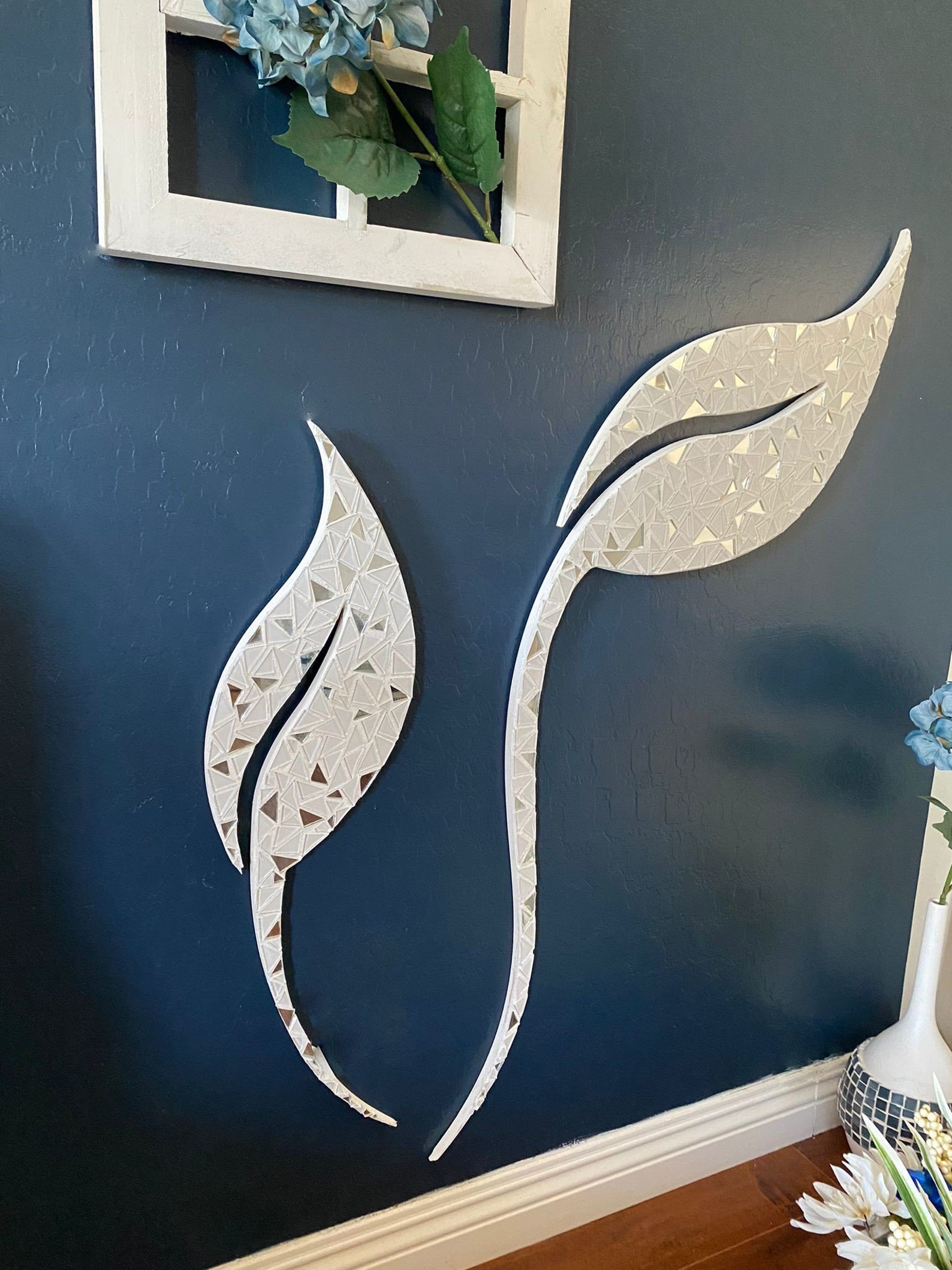 Handmade Beautiful Leaf Mosaicmosaic Tile Leaf Art - Etsy