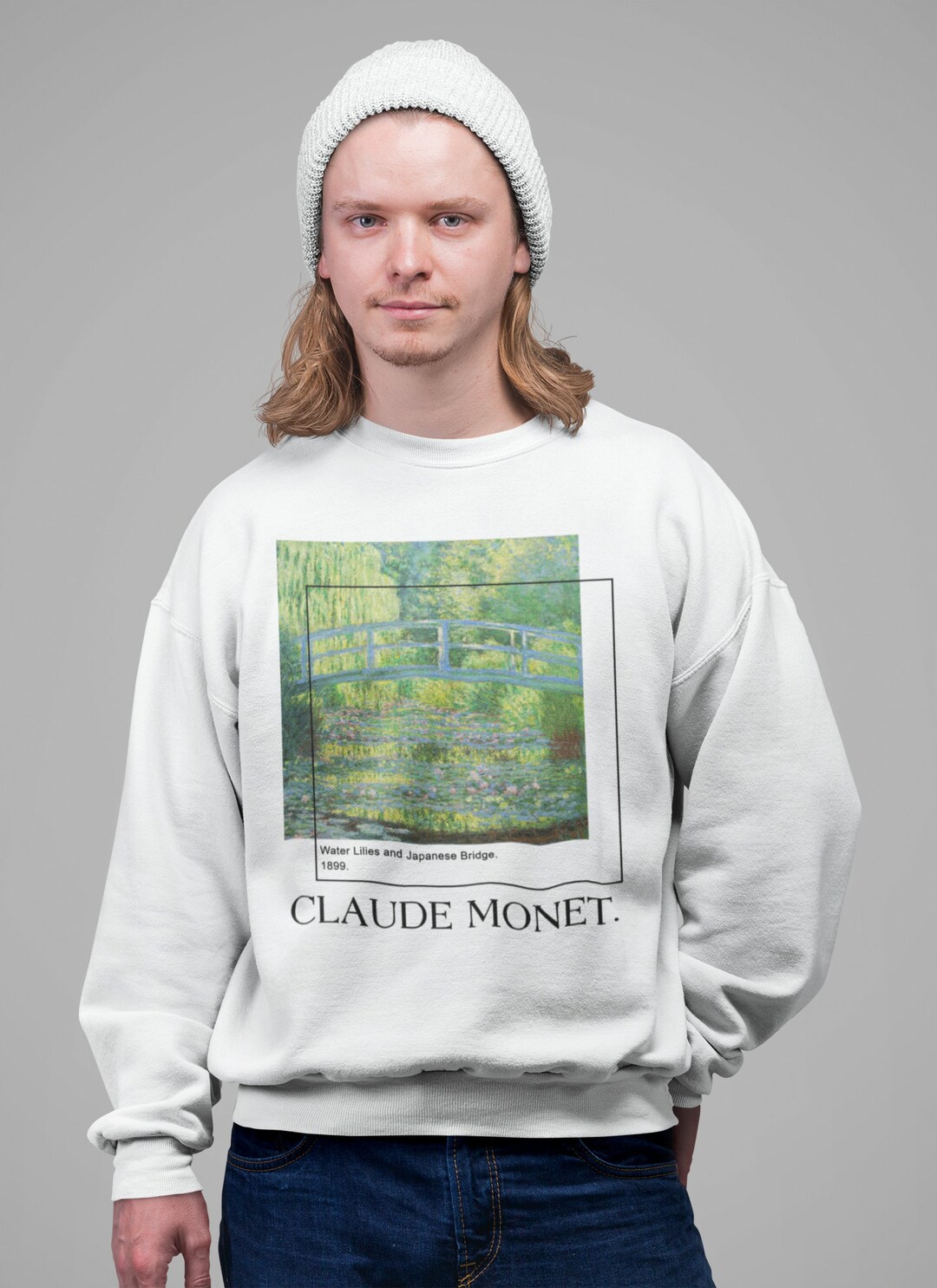 Claude Monet Sweatshirt Unisex Aesthetic Art Clothing %100 - Etsy
