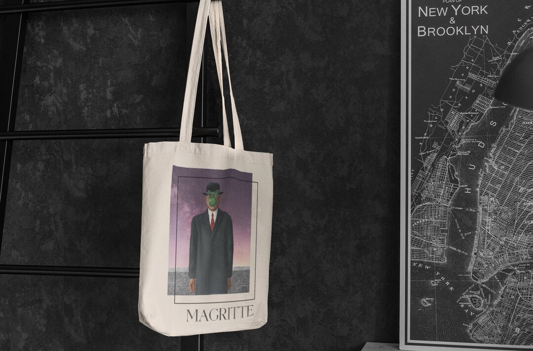 Tribute to Magritte Tote Bag - Etsy