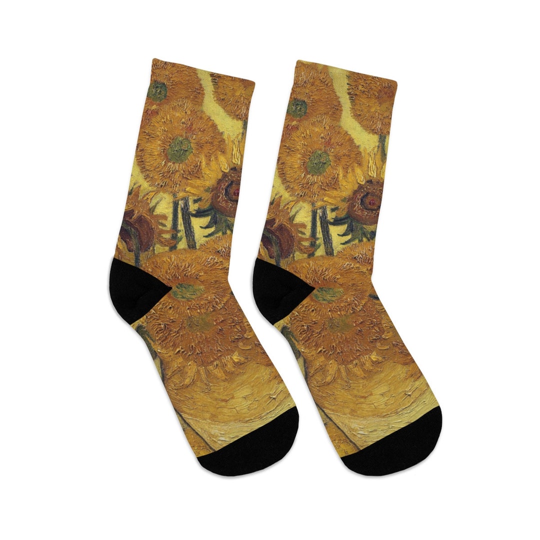 Van Gogh Socks - Sunflowers Art Socks - Etsy
