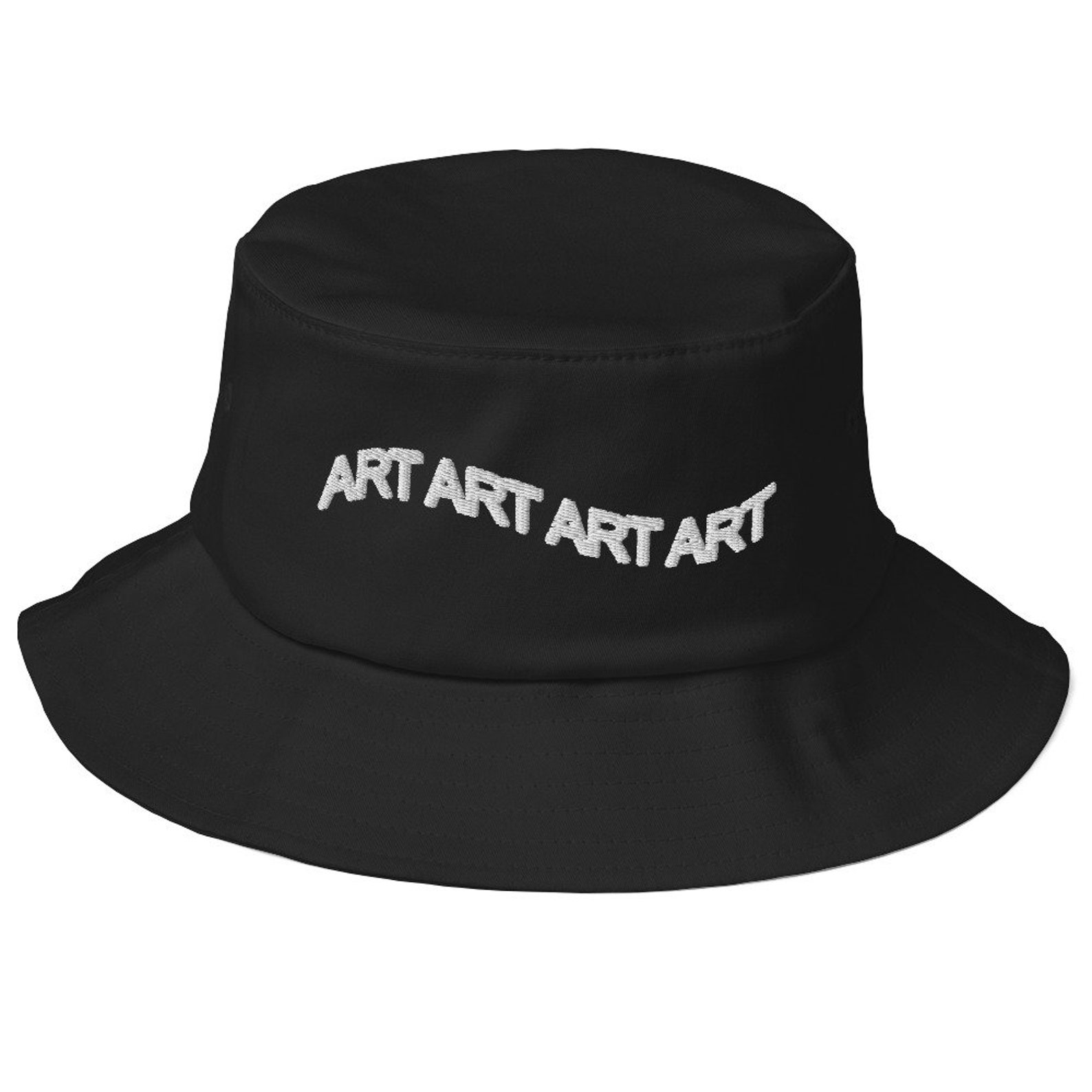 Art Bucket Hat - Hipster Rap 90s Hat Embroidered - Etsy