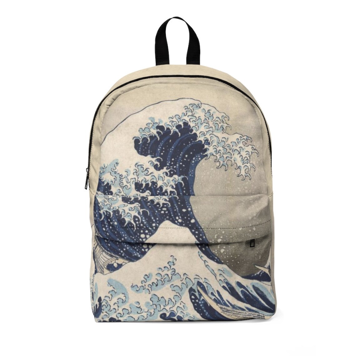 Hokusai Backpack - the Great Wave of Kanagawa Art Lover Laptop Backpack ...