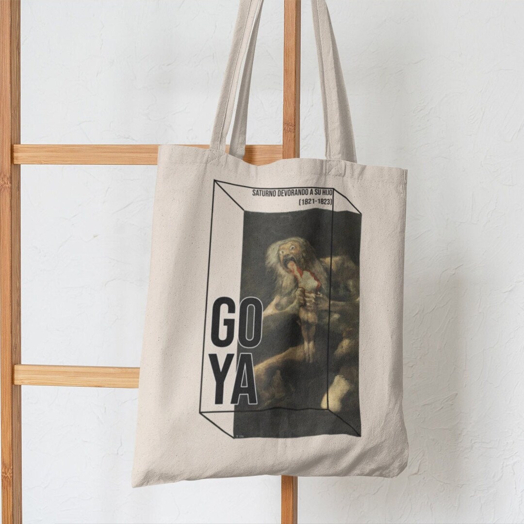 Goya Tote Bag - Saturn Devouring His Son Inspired Shirt - Aesthetic Art ...