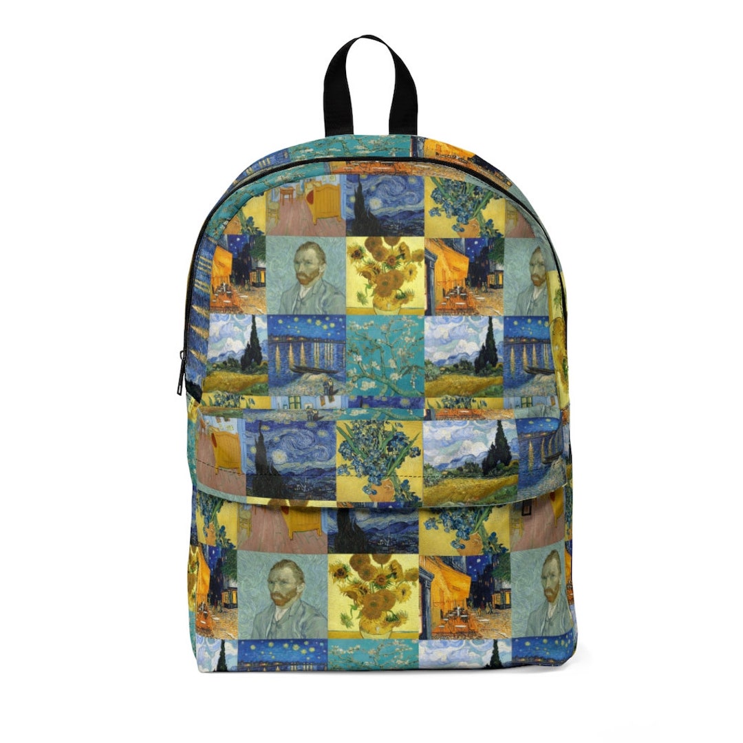 Van Gogh Backpack - Art Lover Notebook Backpack Bag - Etsy