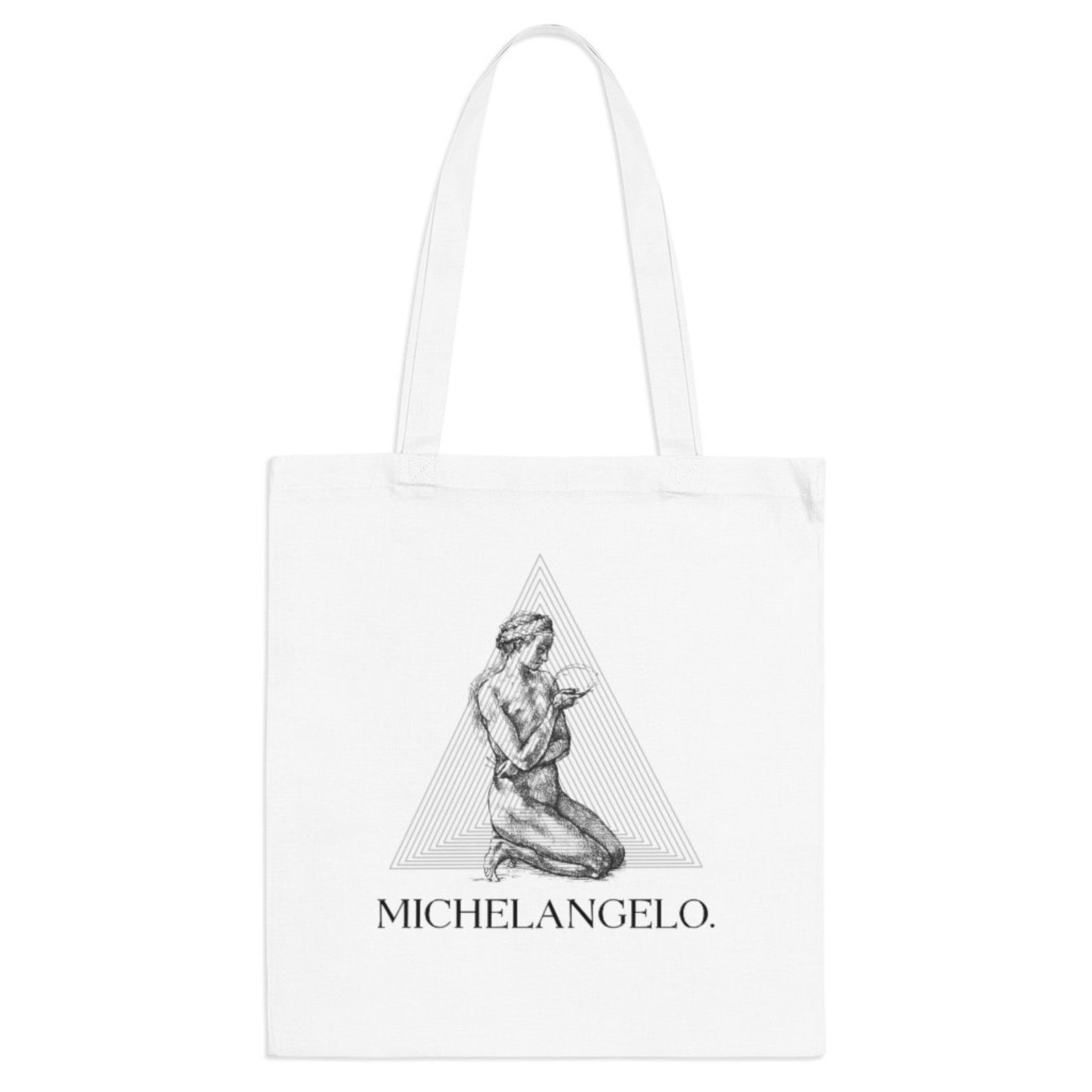 Michelangelo Tote Bag Classic Art Lover Vintage Tote Bag - Etsy