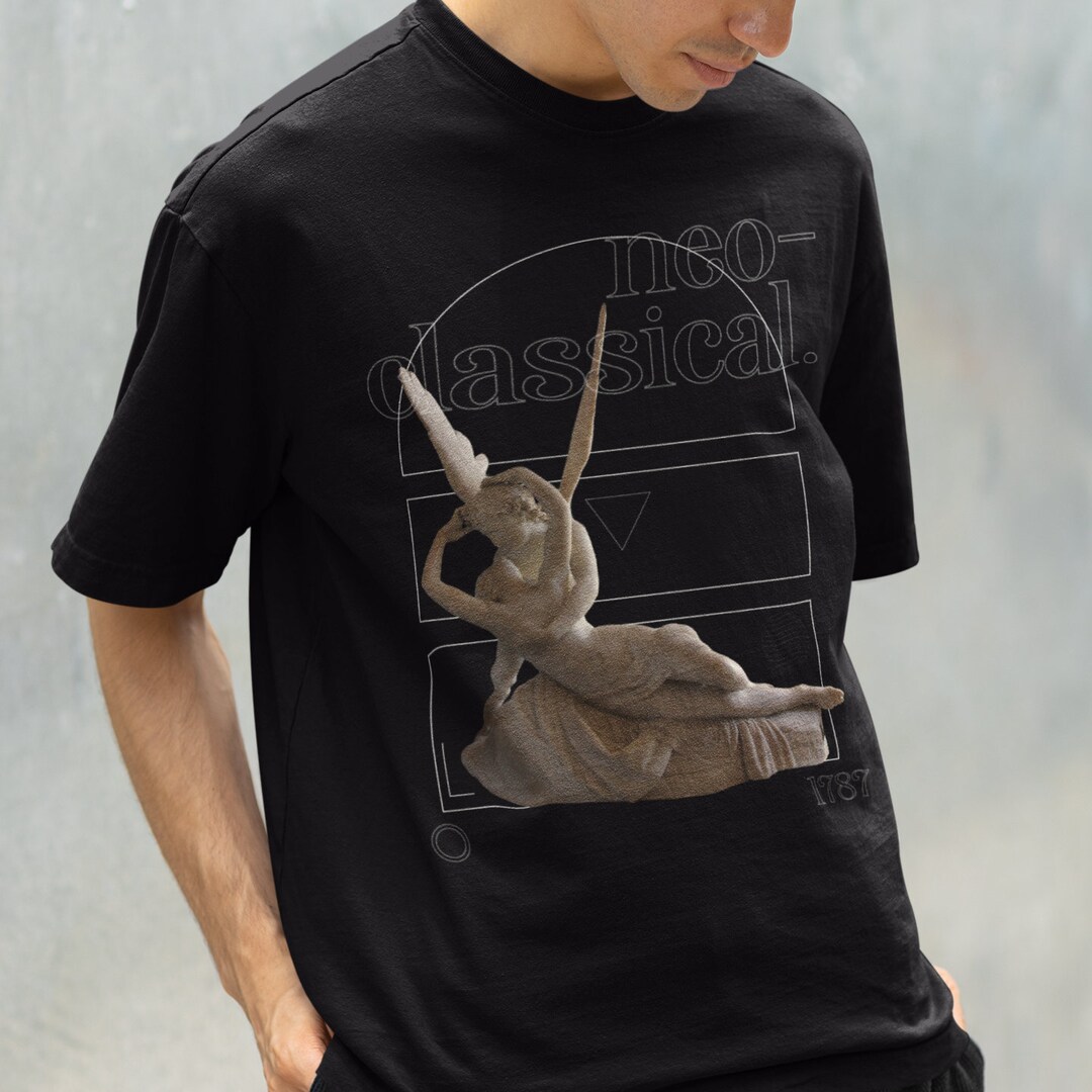 Sculpture Art Shirt -psyche Revived by Cupid' Kiss - Geometry ...